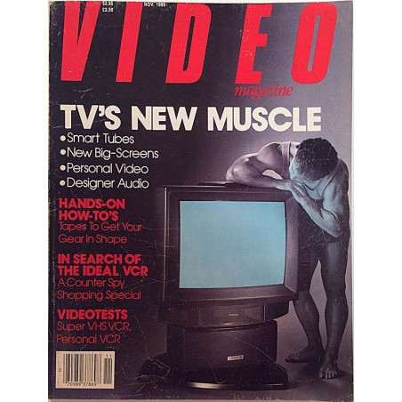 Video magazine used magazine, year 1989