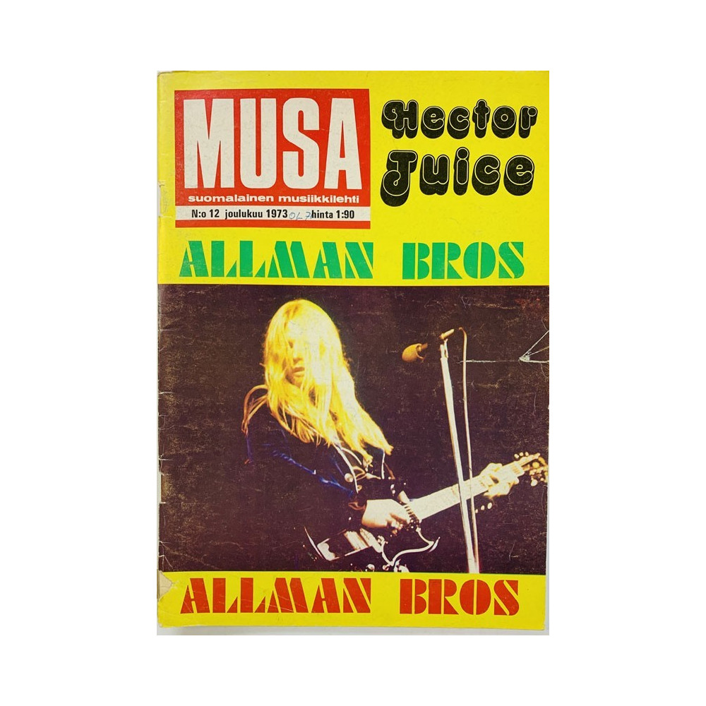 Musa: musiikkilehti rock - 1973 - Levykauppa Kane