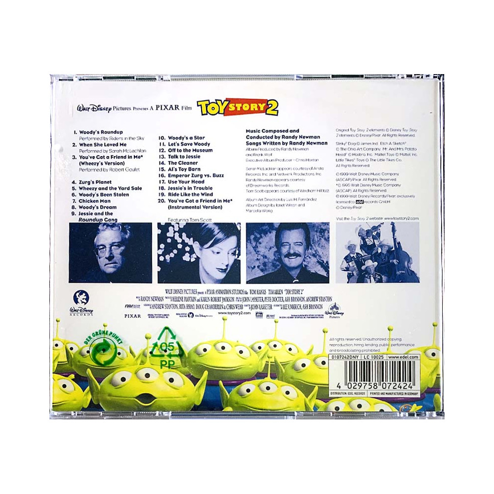 Walt Disney Soundtrack Randy Newman Toy Story 2 - Käytetty CD