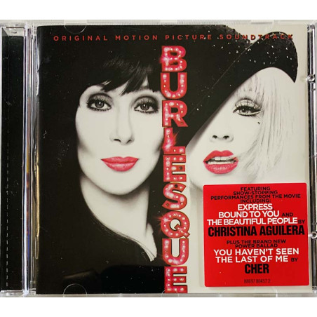 Christina Aguilera & Cher Burlesque (Original Soundtrack) - Käytetty CD