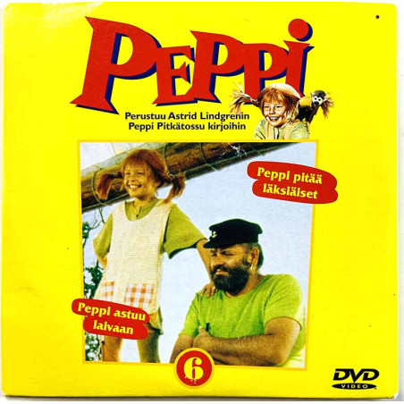 DVD - Elokuva Peppi Pitkätossu 6 Peppi: astuu laivaan / Peppi pitää ...