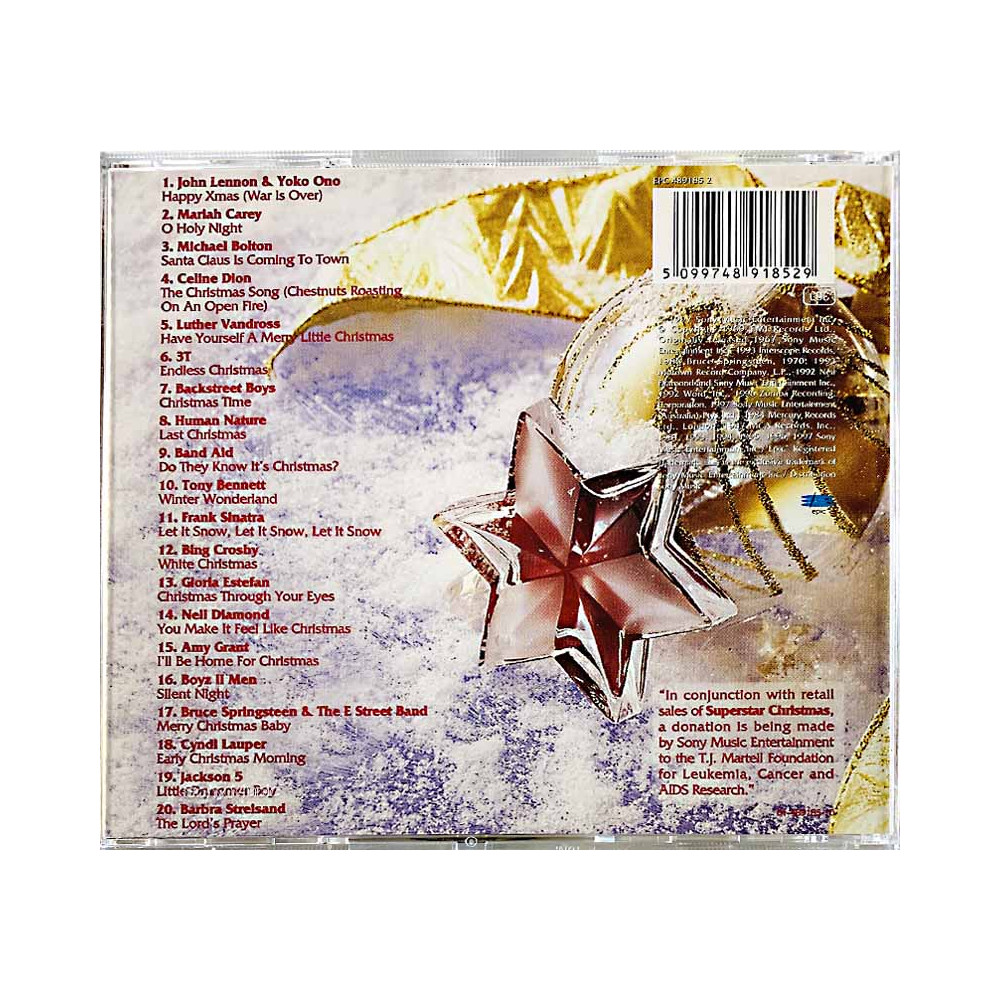 John Lennon & Yoko Ono, Cyndi Lauper ym. Superstar Christmas - Käytetty CD