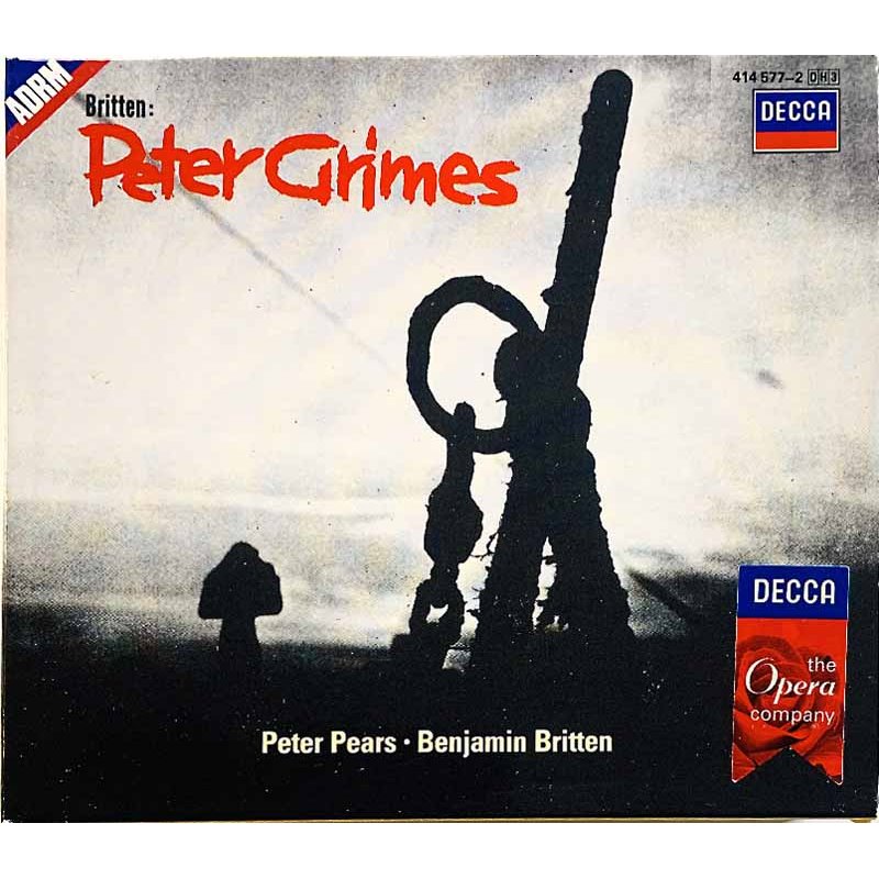 Benjamin Britten - Peter Pears Peter Grimes 3CD - Käytetty CD