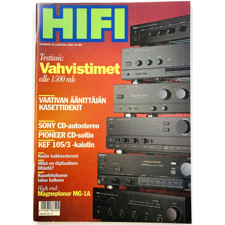 Hifi-lehti: audio hifi kotistereot - 1990 - Levykauppa Kane