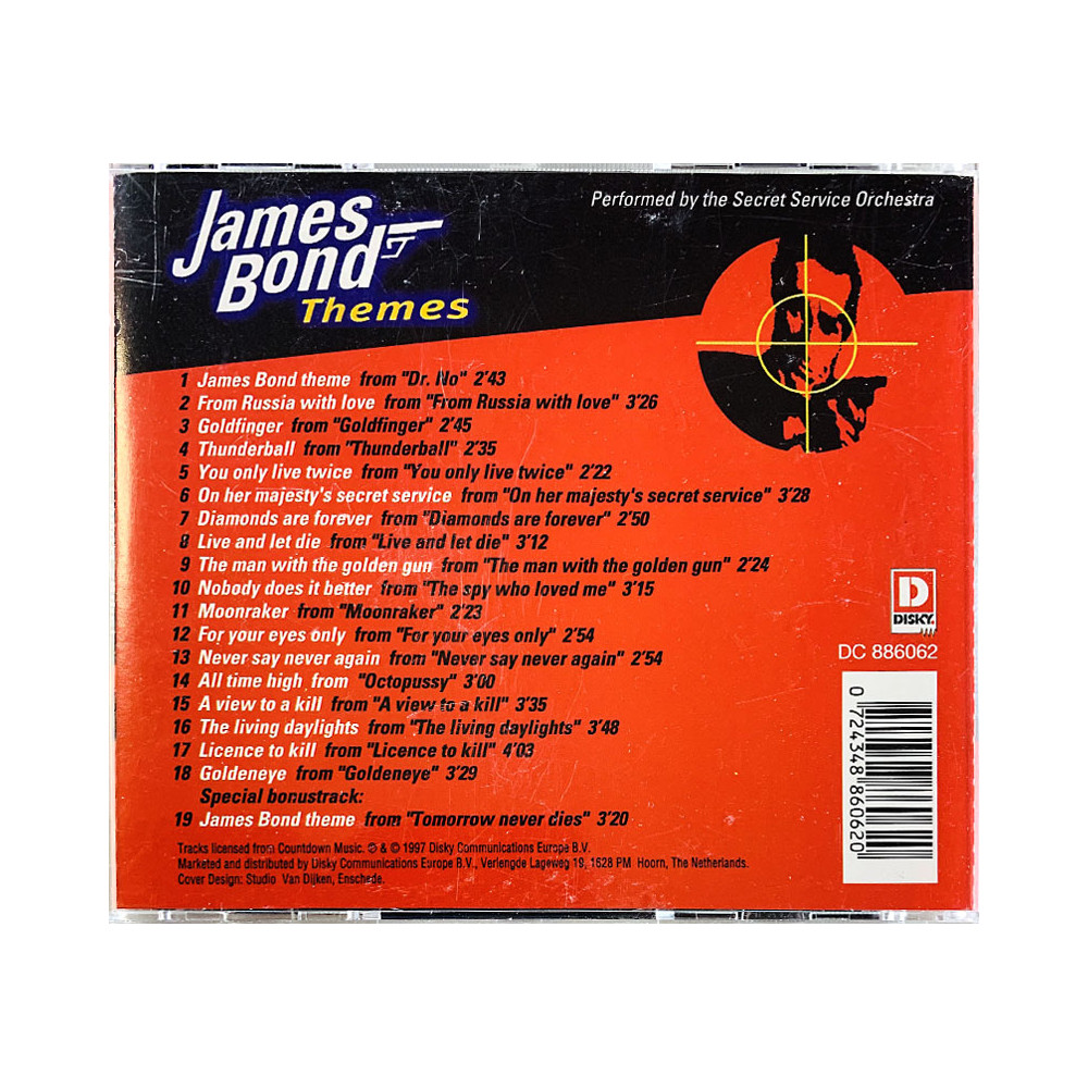 Secret Service Orchestra James Bond Themes - Käytetty CD
