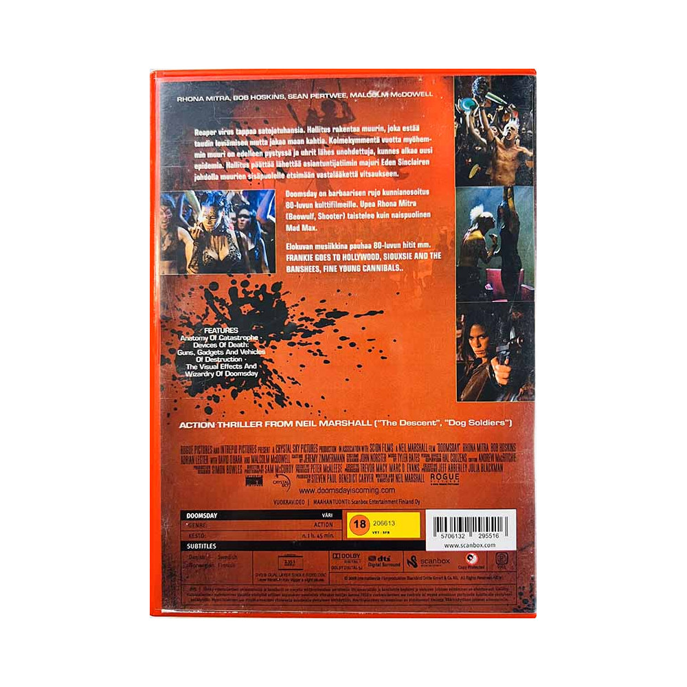 DVD - Elokuva Doomsday - Käytetty DVD