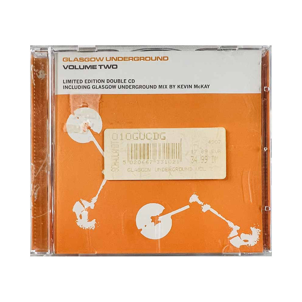 Q, Alex Moran ym. Mix by Kevin McKay Glasgow Underground Vol.2 2CD - CD