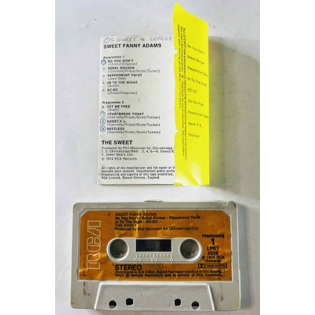 Sweet Sweet Fanny Adams - käytetty kasetti