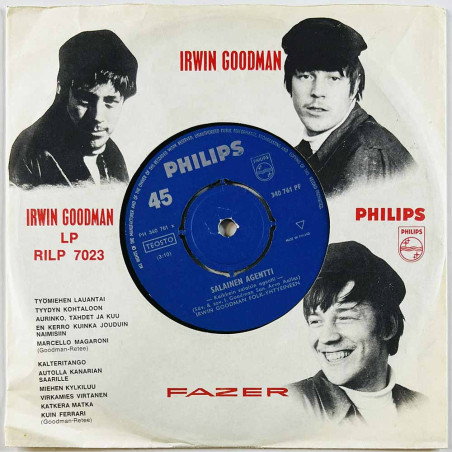 Irwin Goodman Salainen Agentti / Marcello Magaroni - vinyylisingle