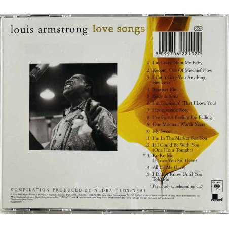 Armstrong Louis Love Songs - käytetty CD