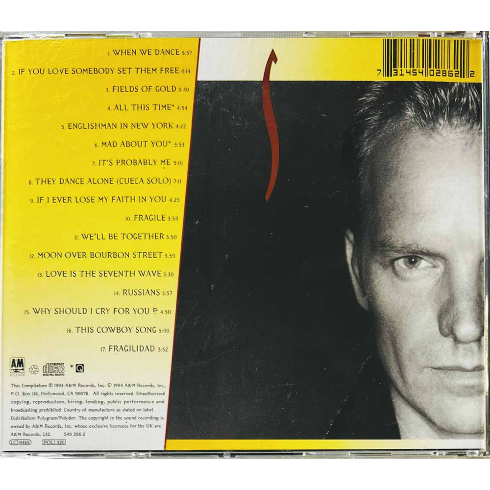 Sting The best of 1984-1994 - käytetty CD