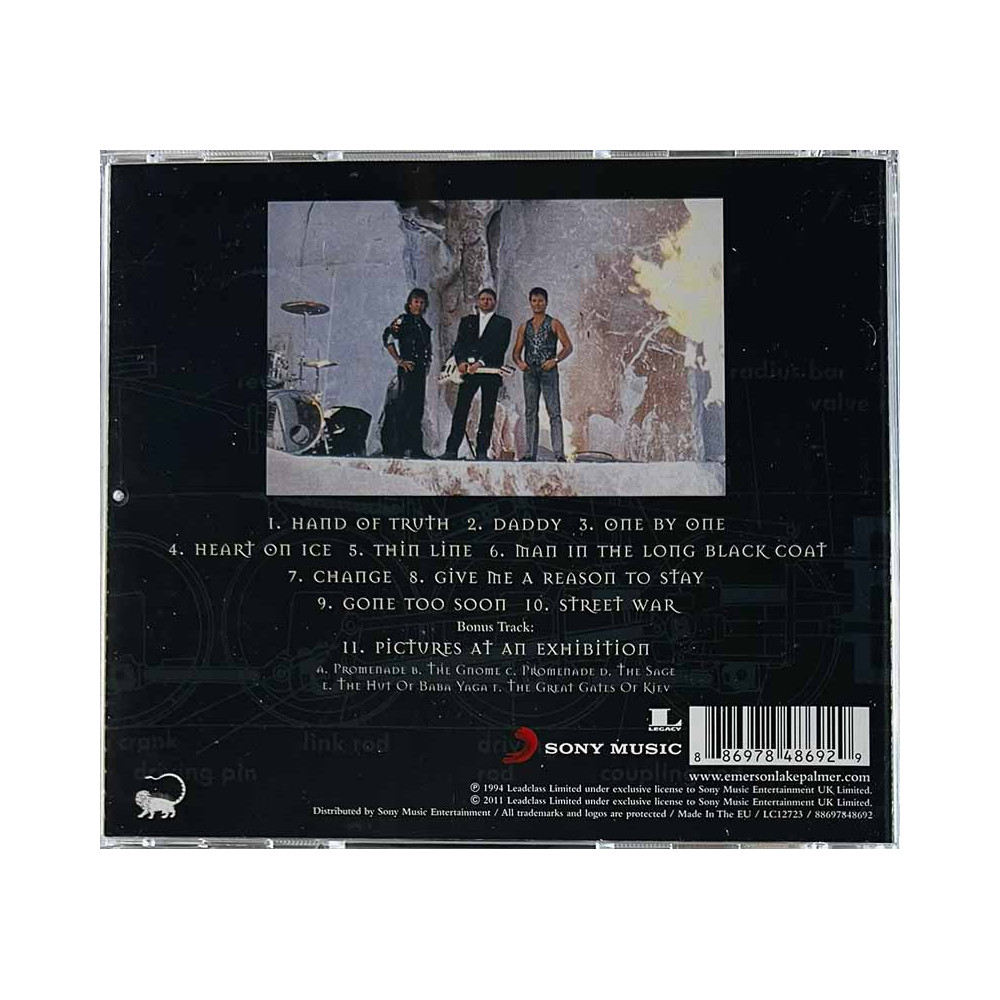 Emerson Lake & Palmer In the hot seat - käytetty CD
