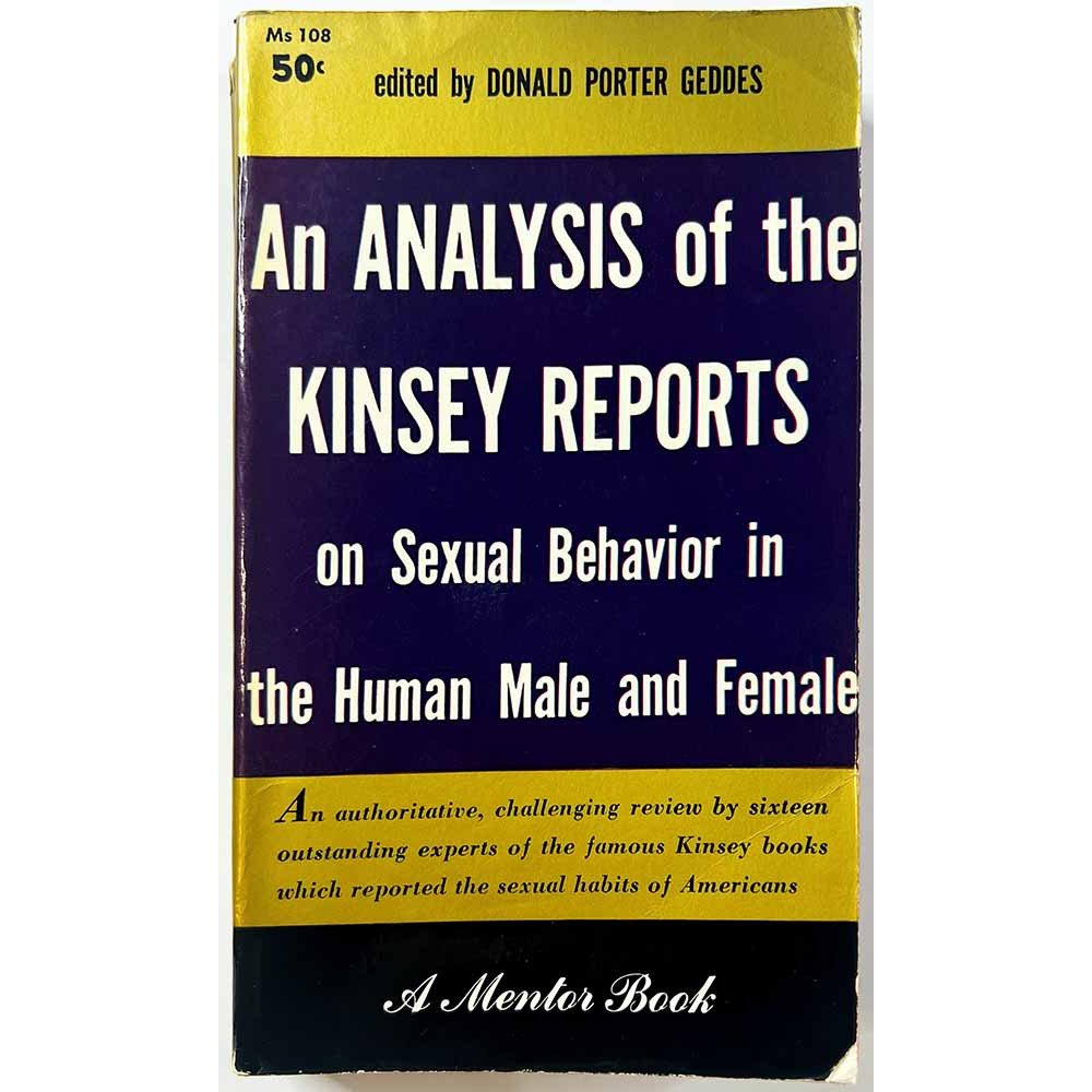 Geddes Donald Porter An analysis of the Kinsey reports - Käytetty kirja