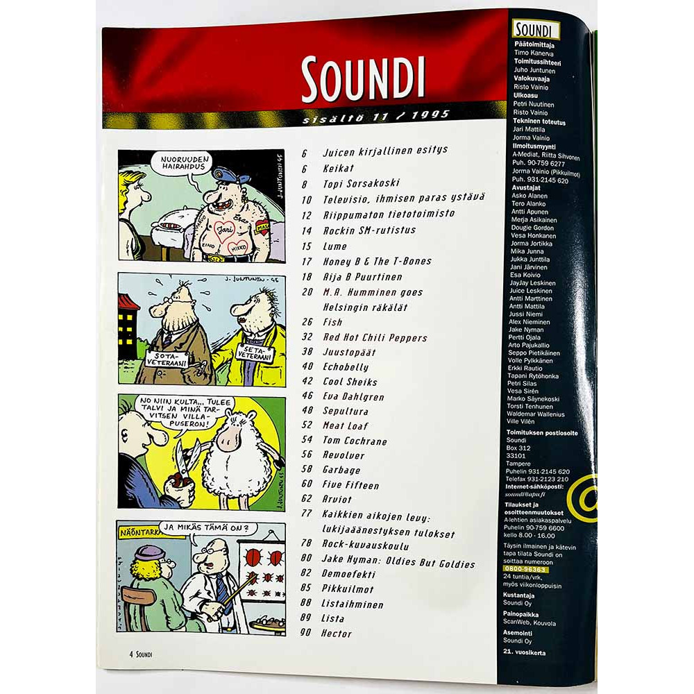 Soundi begagnade magazine, år 1995