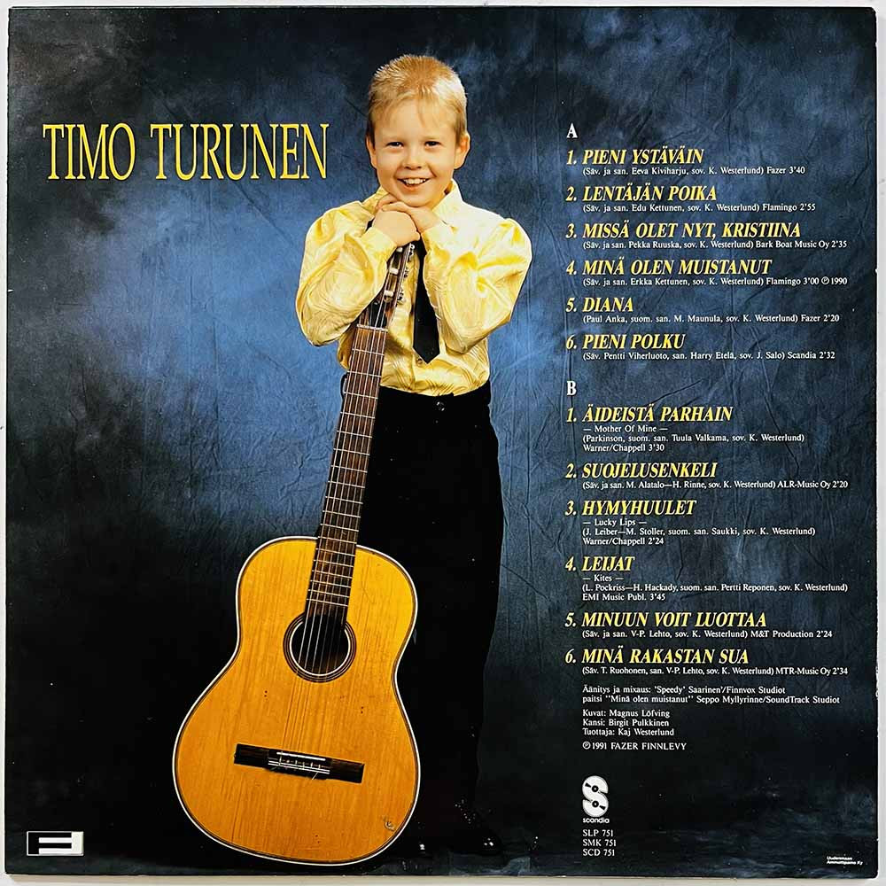 Turunen Timo Pieni ystäväin - vinyl LP