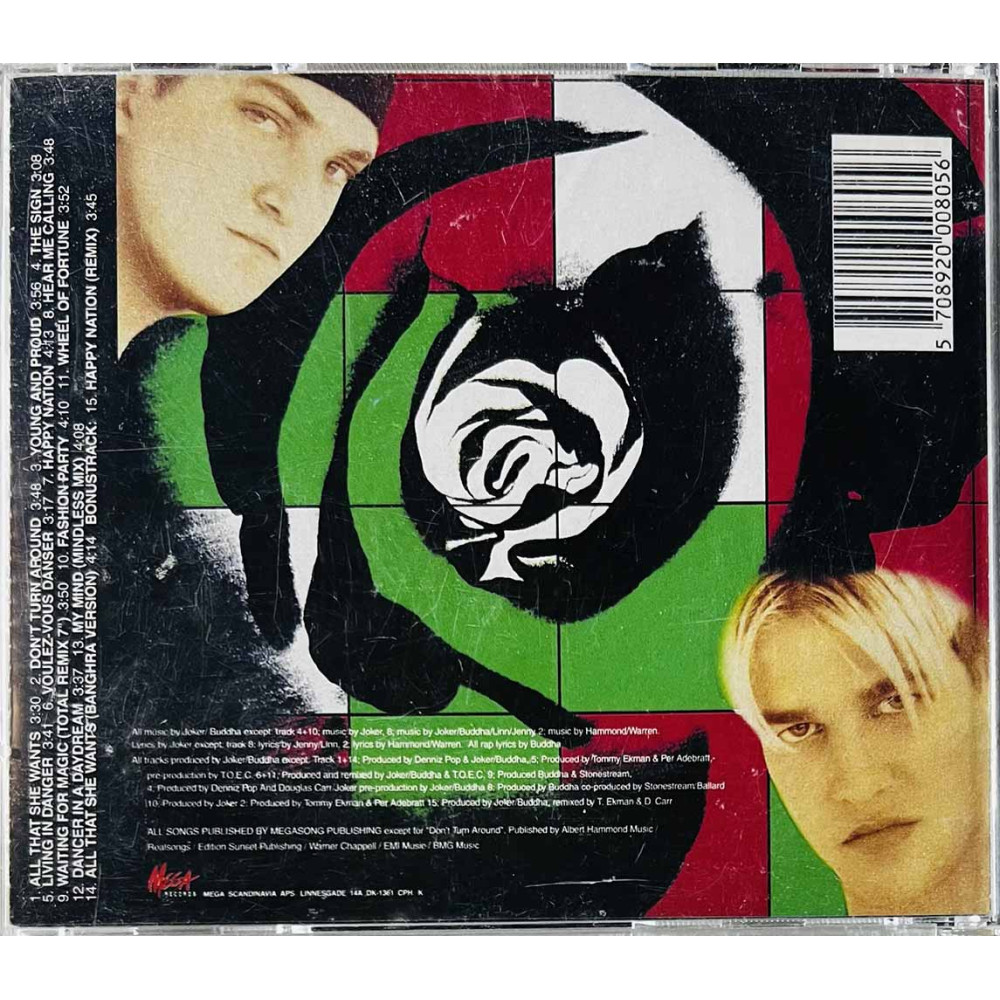 Ace Of Base Happy Nation (U.S. Version) - Käytetty CD