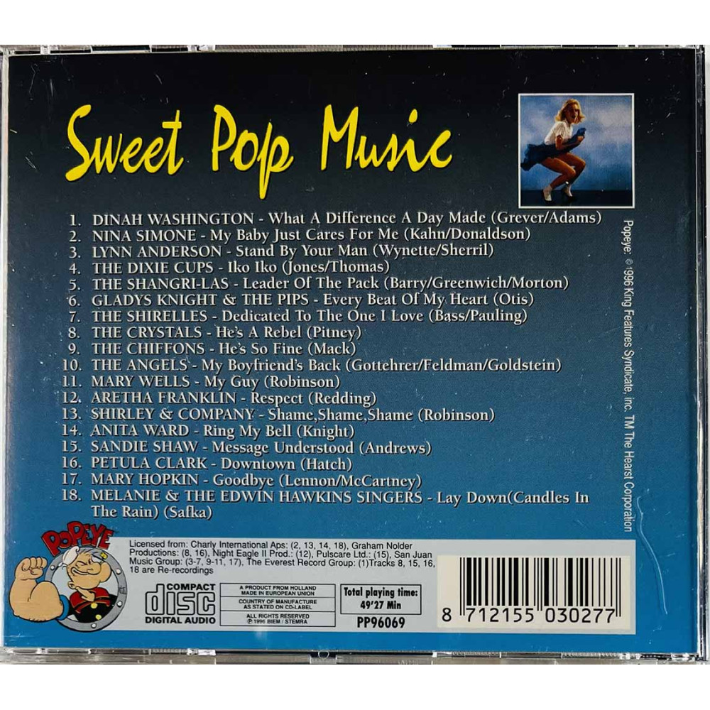 Petula Clark, Sandie Shaw, Crystals ym. Sweet Pop Music - Käytetty CD