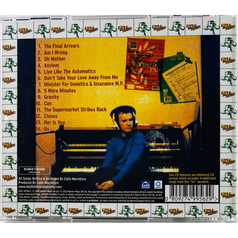 Mull Historical Society Us - Käytetty CD