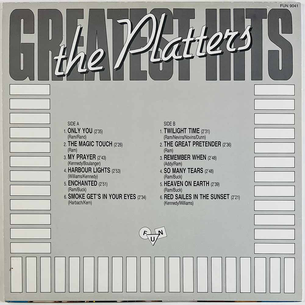 Platters Greatest Hits - vinyl LP