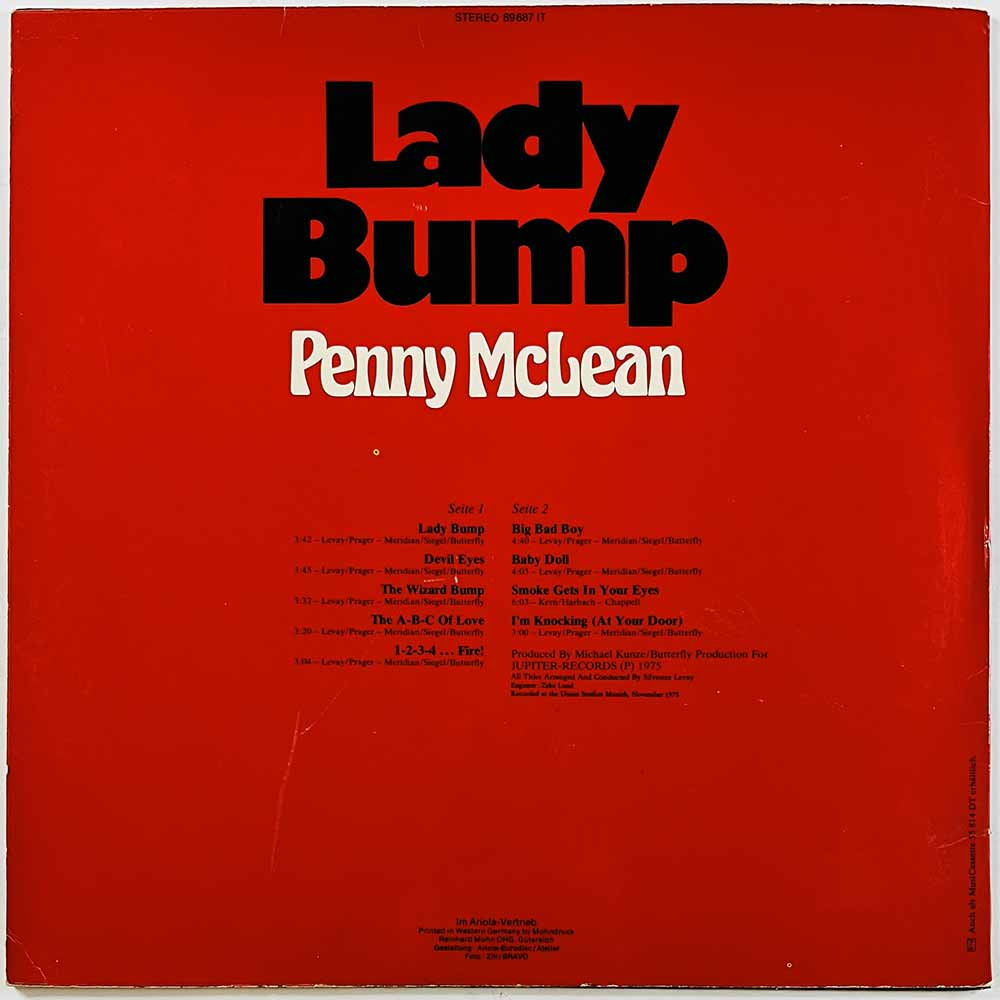 McLean Penny Lady Bump - LP