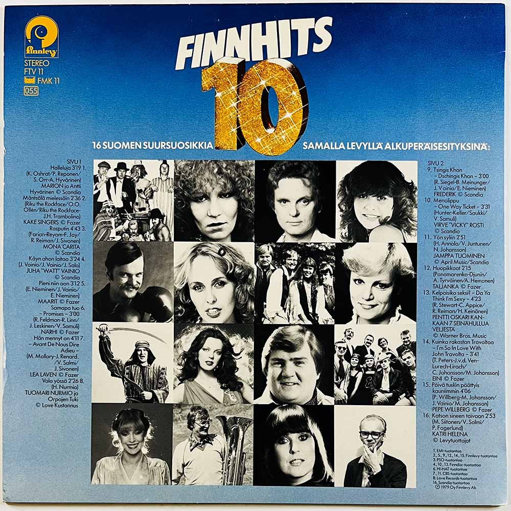 Eini, Mona Carita, Marion, Kake Singers Finnhits 10 - LP