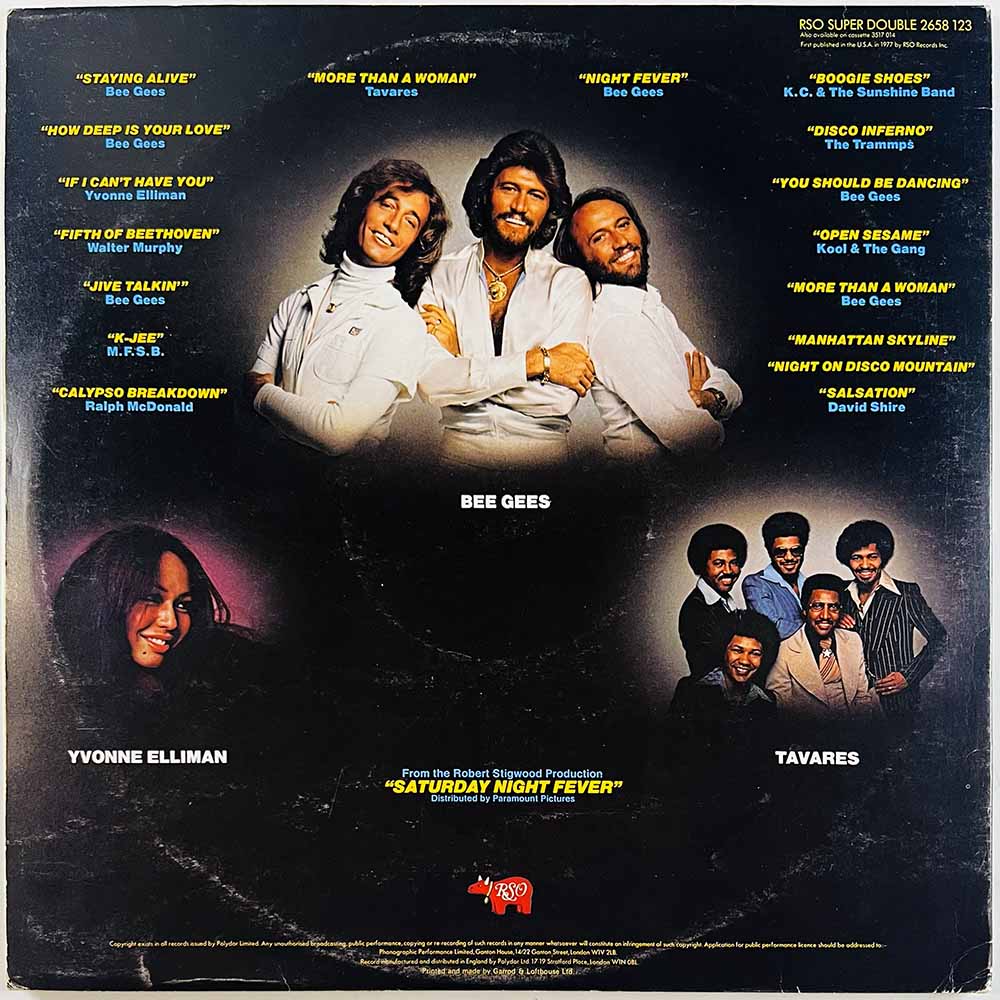 Bee Gees, Tavares, Tramps Saturday Night Fever 2LP - LP