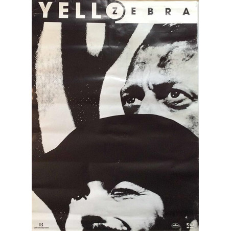 Yello: Zebra used original promo poster, year 1994