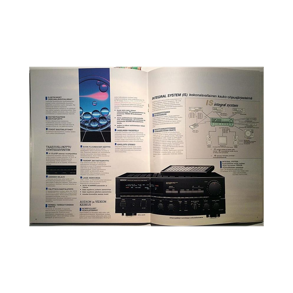 Denon Brochure HiFi, year 1990’s